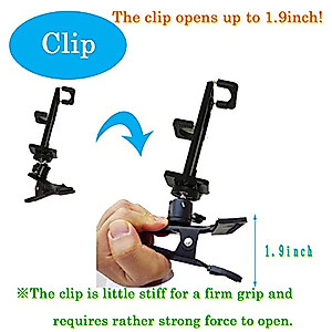 Nanmara Car Mount for iPad Tablet & Smartphone Clip Holder for Sun Visor