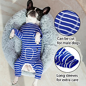 Axcimond Dog Onesie for Surgery Female Dog Surgery Recovery Suit Male Long Sleeve Recovery Suit for Dogs Spay Neuter Suit for Dogs After Surgery Small Medium Dogs Surgical Onesie Dog Cone Alternative