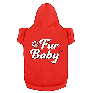 Apparelyn Classy Fur Mama Fur Baby Dog or Cat Matching Pet and Owner Hoodie Sweatshirt Set