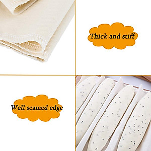 Professional Bakers Couche Extra Large 35 x 26 Inch,Heavy Duty Linen Pastry Proofing Cloth for Bread Dough Baking,Thick Baking Bread Cloth for Baguettes,Loaves,Ciabatta