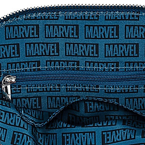 Loungefly x Marvel All Over Print Crossbody Bag (Multi, One Size)