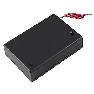 Dorhea 2Pcs Metal Detector Kit Electronic Practice Kit DC 3V-5V 60mm Non-Contact Sensor Board Module + 2Pcs 1.5V AA Battery Holder Case with Wire and ON/Off Switch