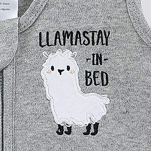 The Peanutshell Wearable Blanket Sleep Sack for Baby Boys or Girls, Llama & Tribal Stripe, Sizes up to 12 Months (Medium/Large)