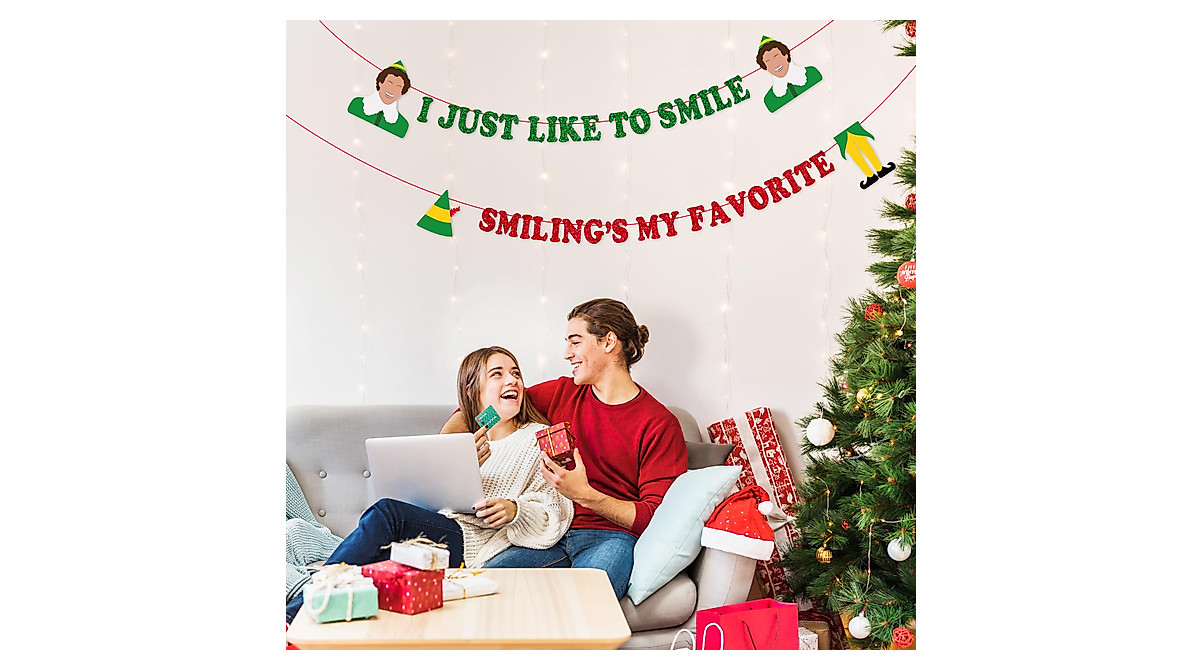Funny Elf Christmas Decorations - Festive Party Banners