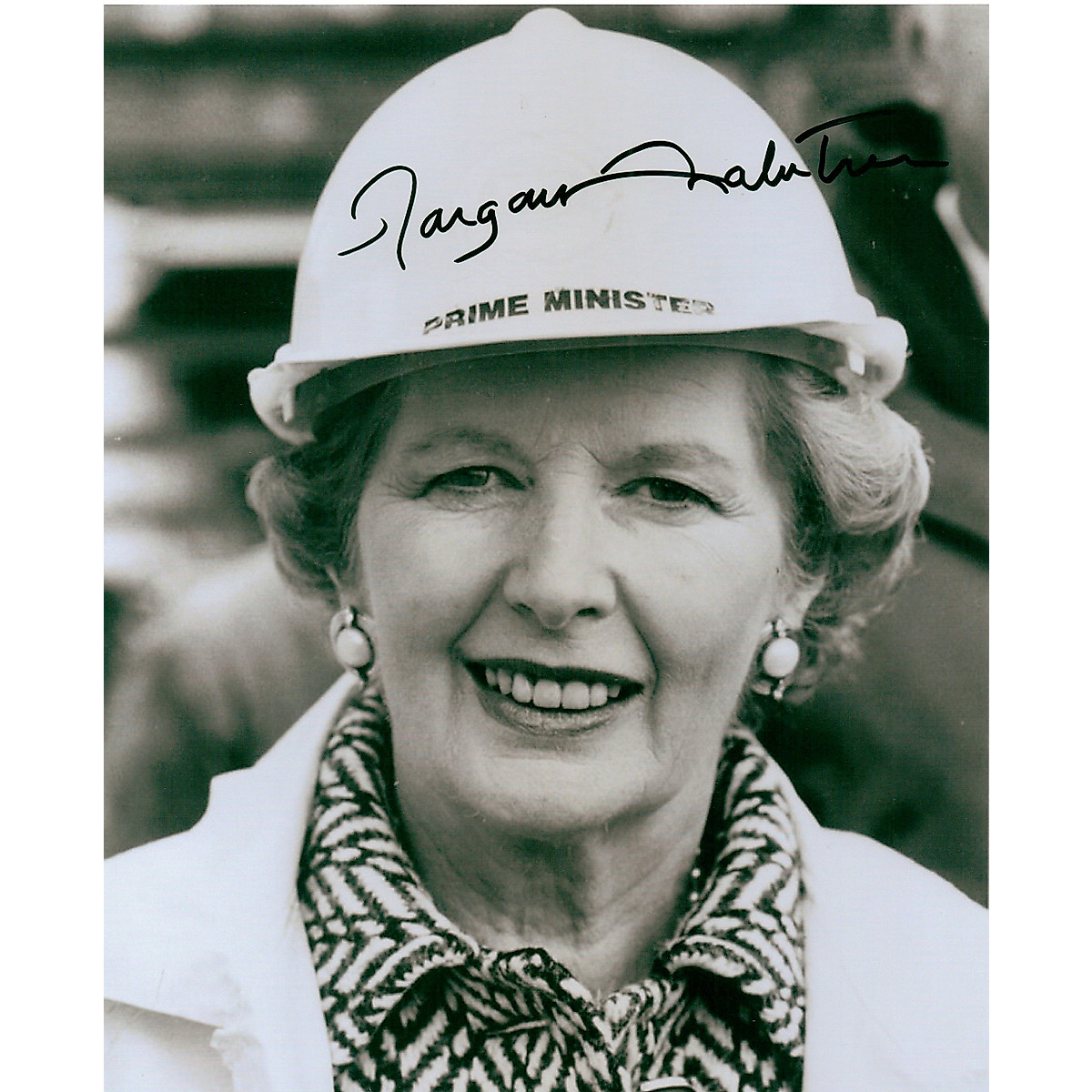 Kirkland Margaret Thatcher 8 X 10 Photo Display Autograph on Glossy Photo Paper