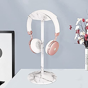 ANIIC Headset Stand Creative Metal Headset Rack Walnut Headset Stand Headset Rack Storage Rack Widely Compatible Earphone Rack Headphone Stand (Color : OneColor)