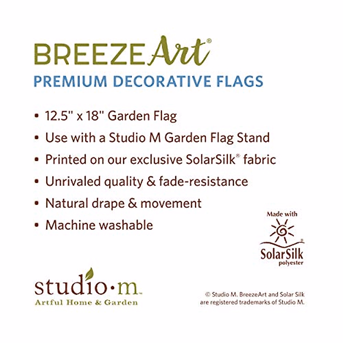 BreezeArt - Bunny Bliss Decorative Garden Flag 12x18 inch - Premium Quality SolarSilk - Made in the USA by Studio-M