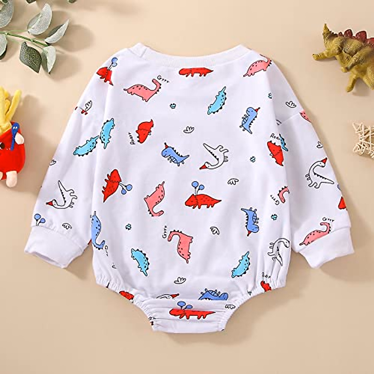 Baby Girl Boy Crewneck Sweatshirts Oversized Tops Sweatshirts High Neck Sweaters Rompers Outfits Toddler Hooded Romper