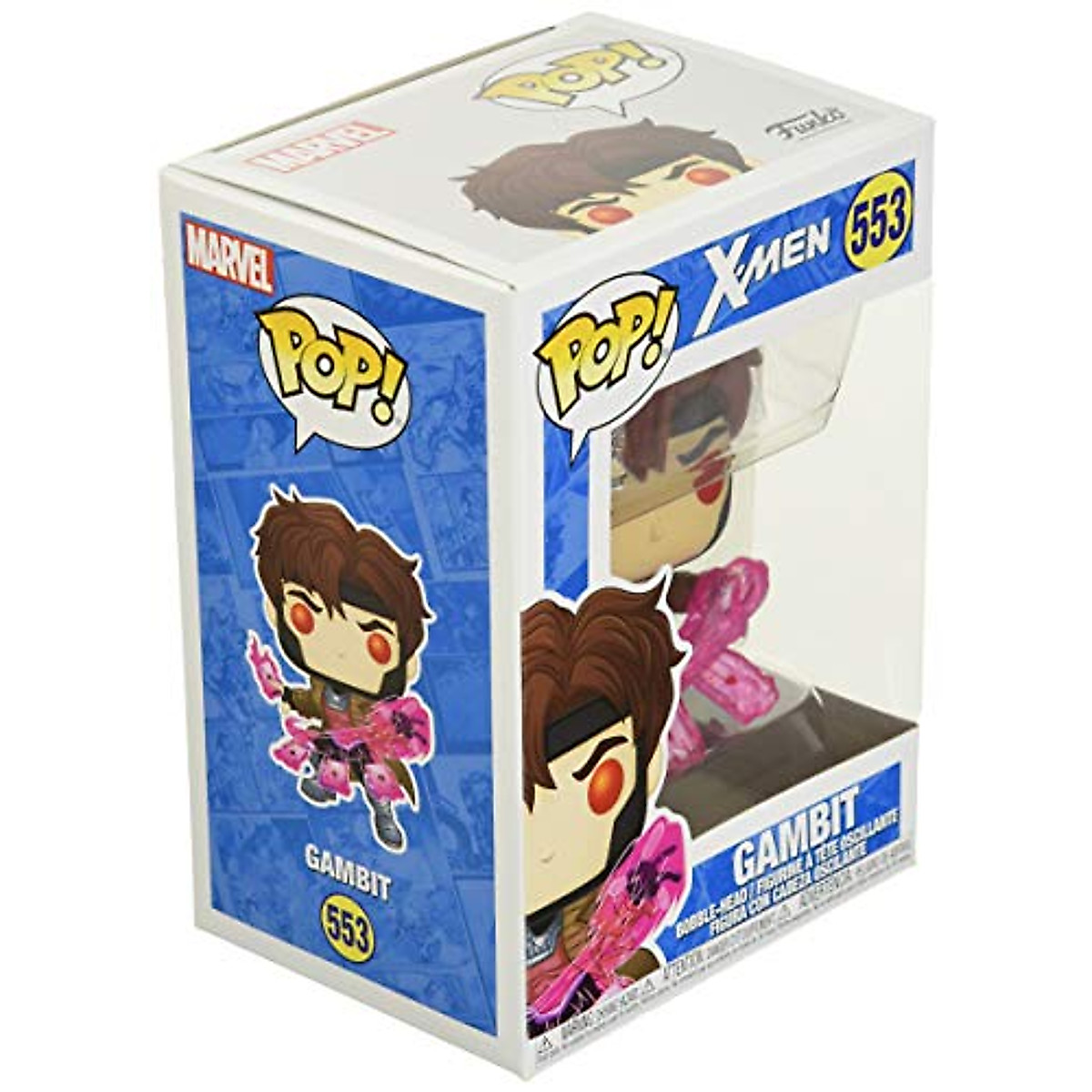 Funko Pop! Marvel: X-Men Classic – Gambit with Cards Vinyl Bobblehead