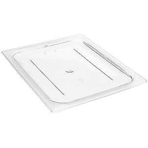 Cambro 10CWC135 Camwear Food Pan Cover full size flat clear - Case of 6
