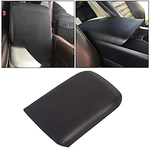 Dasbecan Center Console Armrest Lid Top Pad Compatible with Ford Mustang 2005-2009 Replaces# 5R3Z6306024AAC 5R3Z-6306024-AAC (Black)