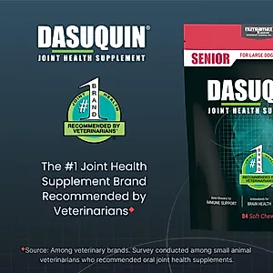 Nutramax Dasuquin Joint Health Supplement for Large Senior Dogs – for Immune Support, Skin & Coat Health, and Brain Health, 84 Soft Chews