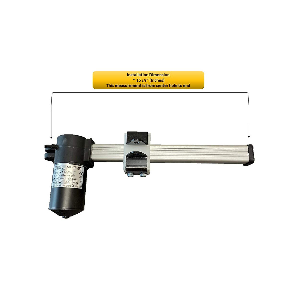 Mulin Power Recliner Motor Replacement with Cord Model ML18-024 Linear Actuator for Sofa Lift Chair Couch Massage Seat Bed