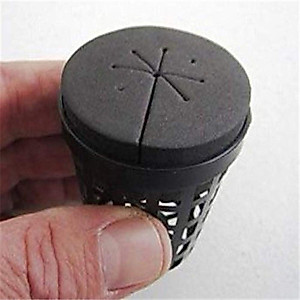 30 Pack Cloning Collars Inserts Premium Grade Foa, Plant Accessories Hydroponic Tower Aero Garden Pods Garden Clone Collar Hydroponics Sponge(Black)