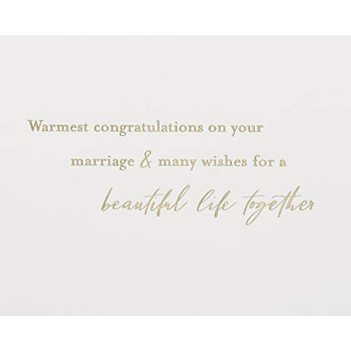 Papyrus Wedding Card (Wishes For A Beautiful Life)