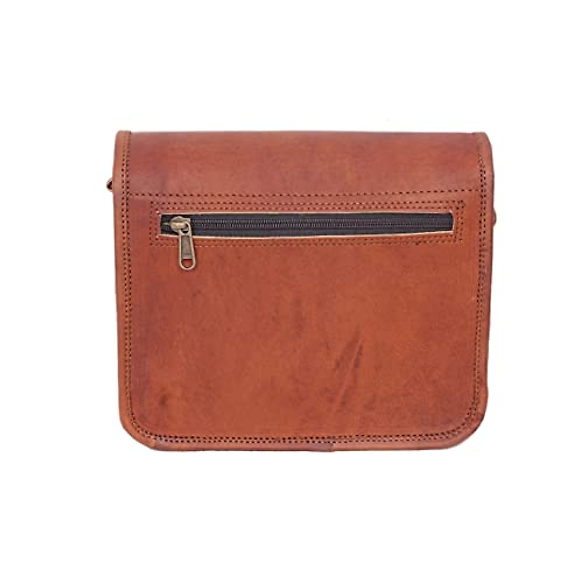 vintage leather crossbody purse satchel for women brown small bag sling over the shoulder