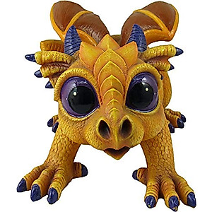 World of Wonders - Dreamland Dragons Series - Collectible 4 Piece Stone Dragon Figurines with Official Birth Certificate | Fantasy Home Decor Accent - 4Pack