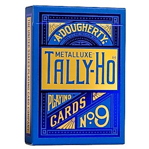 Tally-Ho MetalLuxe Blue Playing Cards