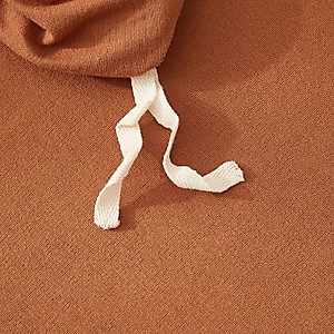 MKXI Pumpkin Duvet Cover Burnt Orange Fall Beddings Queen Comforter Cover Set Terracotta Bed Cover Breathable Jersey Cotton Bedding Collection Easy Care Solid Color Adults Bedding Set 3 Piece
