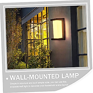 Uonlytech Garden Wall Light Exterior Outdoor Wall Lights Outdoor Sconces Wall Lighting Outdoor Landscape Lights Landscape Lights for Lawn Bathroom Night Light LED Wall Lights Yard Light LED