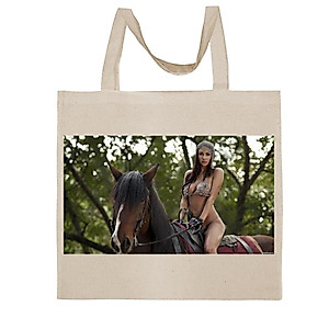 FC Carino Amy Reid - A Nice Graphic Cotton Canvas Tote Bag FCA #FCAG332911