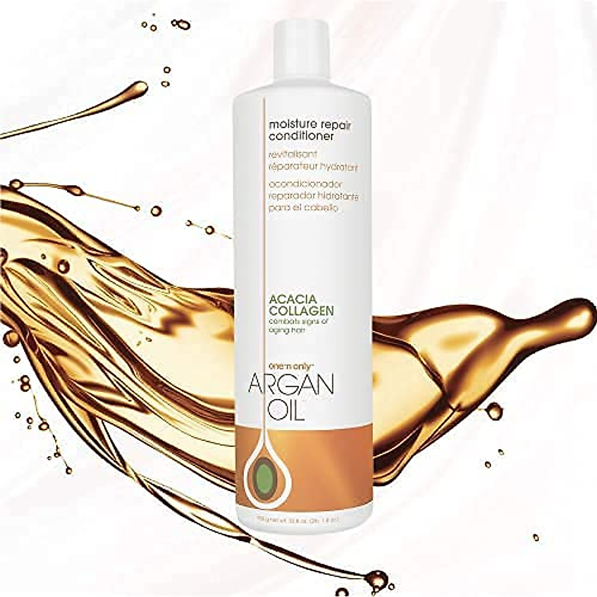 One 'n Only Argan Oil Moisture Repair Conditioner, Helps Detangle and Smooth Damaged Hair Cuticle to Improve Structure, Improves Shine and Manageability, 33.8 Fl. Oz