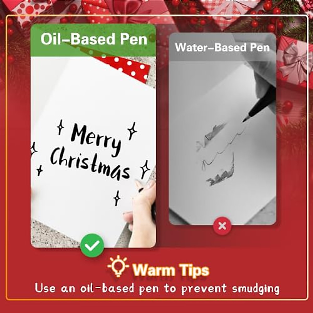 Auirre Christmas Cards Set-36 Pack Merry Christmas Greeting Cards Boxed Envelopes and Stickers for Sealing, 18 Assorted Designs Bulk Blank Cards Holiday Cards for Xmas 2025 New Years 5x7 Inch