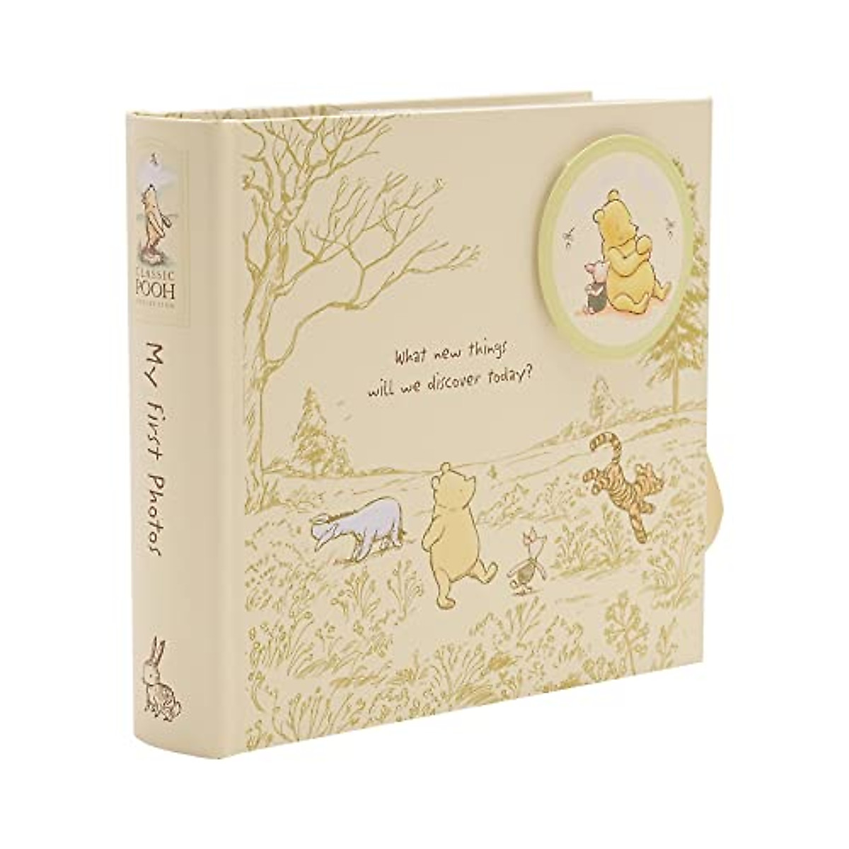 Happy Homewares Winnie The Pooh Album with Images of Pooh, Piglet, Tigger and Eeyore - Officially Licensed