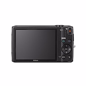 Nikon COOLPIX S6800 16 MP Wi-Fi CMOS Digital Camera with 12x Zoom NIKKOR Lens and 1080p HD Video (Black) (Discontinued by Manufacturer)