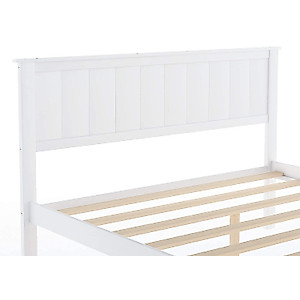 STP-Y Twin Size Platform Bed, Wood Platform Bed Frame with Storage Drawers, Wooden Platform Bed with Headboard for Kids Boys Girls Teens Adults, No Box Spring Needed, Easy Assembly, Gray