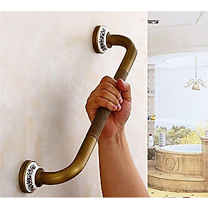 CRODY Bath Wall Attachment Handrails Grab Bar Rails Bathroom Shower Bathroom Grab Bar,Wall Mounted Straight Towel Rack,Shower Room Safety Handrail