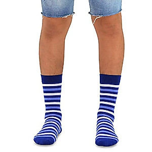 TeeHee Christmas Holiday 12-Pack Gift Socks for Men with Gift Box (Holiday-B)