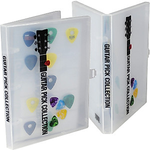 UniKeep Guitar Pick Collection Kit - Holds 225 Picks - Clear Case