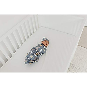 Copper Pearl Large Premium Knit Baby Swaddle Receiving Blanket Hope