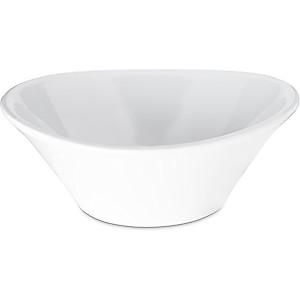 Carlisle FoodService Products Stadia Resuable Plastic Bowl for Home and Restaurant, Melamine, 32 Ounces, White