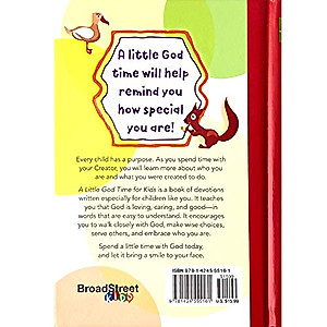 A Little God Time for Kids: 365 Daily Devotions (Hardcover)– Motivational Devotionals for Kids Ages 4-7, Perfect Gift for Children, Birthdays, Communion, and More