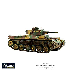 WarLord Bolt Action Island Assault! Starter Set 1:56 WWII Military Table Top Wargaming Plastic Model Kit 401510003