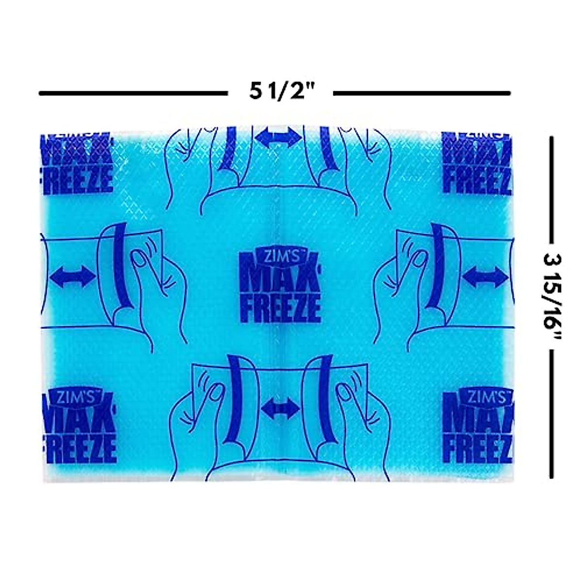 Zim's Max Freeze 4% Lidocaine Pain Relief Patches | 5 Count, White (P251220)