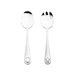 Towle Living Antigua Frost Serving Set, 2-Piece, Stainless Steel