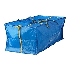 3 X Ikea 901.491.48 Frakta Storage Bag, Blue