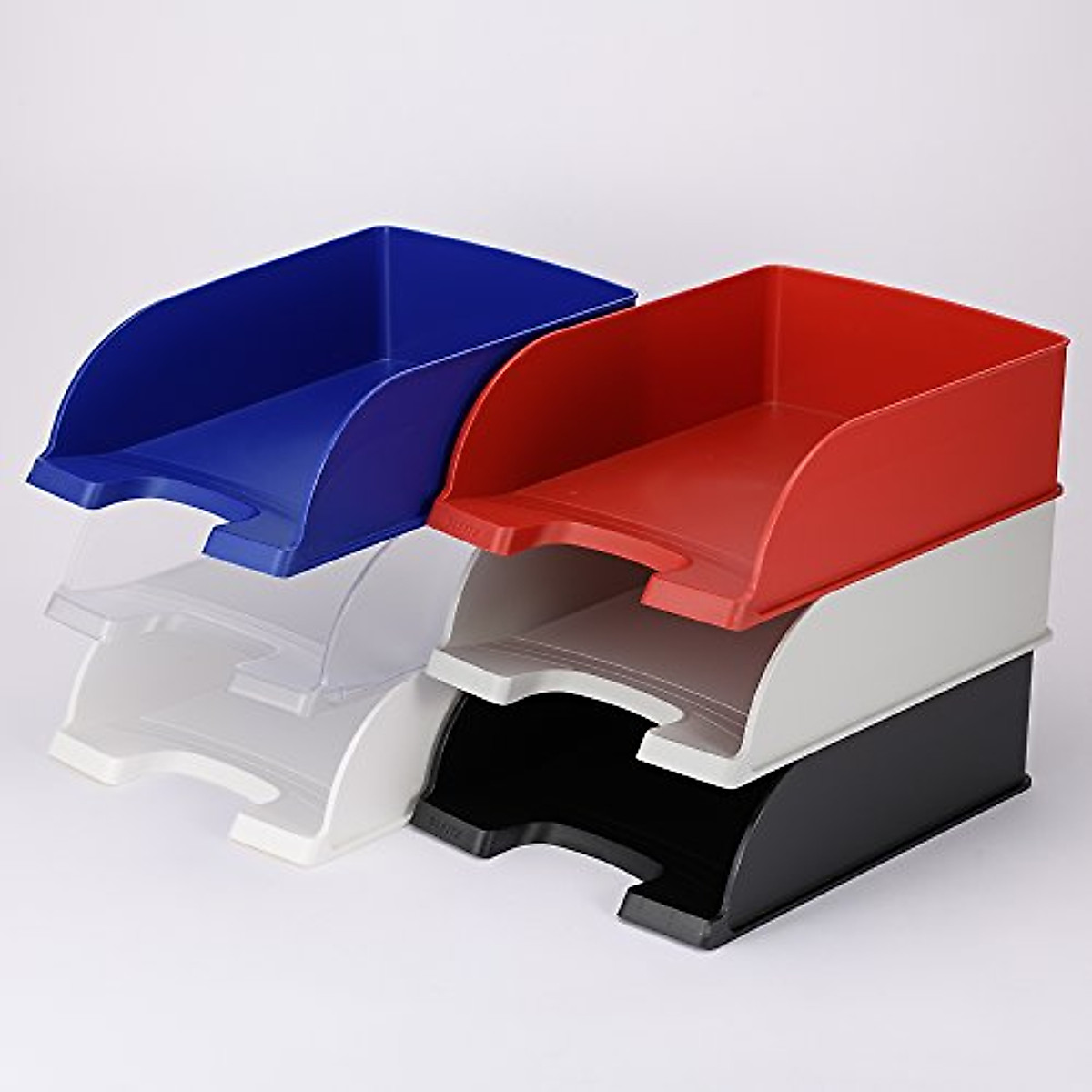 Leitz A4 Letter Tray, Jumbo, Clear, Plus Range, 52330003