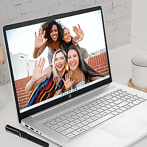 HP 17.3 Inch Touchscreen Business Laptop, 12th Gen Intel i5-1235U, 32GB RAM, 1TB SSD, Windows 11 Pro, 10 Number Key, Backlit Keyboard, Silver, PCM