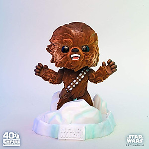 POP Funko Deluxe Star Wars: Battle at Echo Base Series Action Figure Chewbacca (Flocked), Amazon Exclusive, Figure 3 of 6