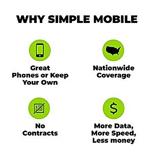 SIMPLE Mobile $49.99 Hotspot Data Plan, 40GB / 30-Days [Physical Delivery]