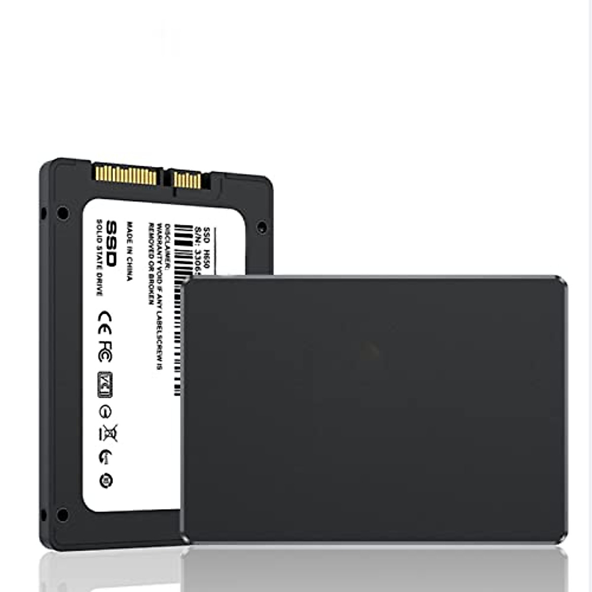 PUSOKEI External Solid State Drive, Mobile Solid State Disk 2.5 Inch Light Hard Drive for Desktop Laptop for OS X for XP for Win7 for Win8 for Win10 for Linux(120GB)