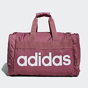 adidas Originals Santiago Duffel Bag, Trace Maroon Pink/White, One Size