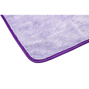 The Rag Company - Minx Royale - Professional Microfiber Detailing Towels, Premium 70/30 Blend, Super Plush, Rinseless & Waterless Wash, Buffing & Polishing, 400gsm, 16in x 16in, Lavender (6-Pack)