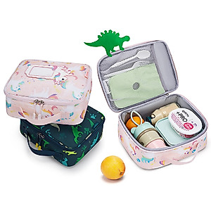 TOURIT Lunch Bag for kids Bundle with 2 Ice Packs