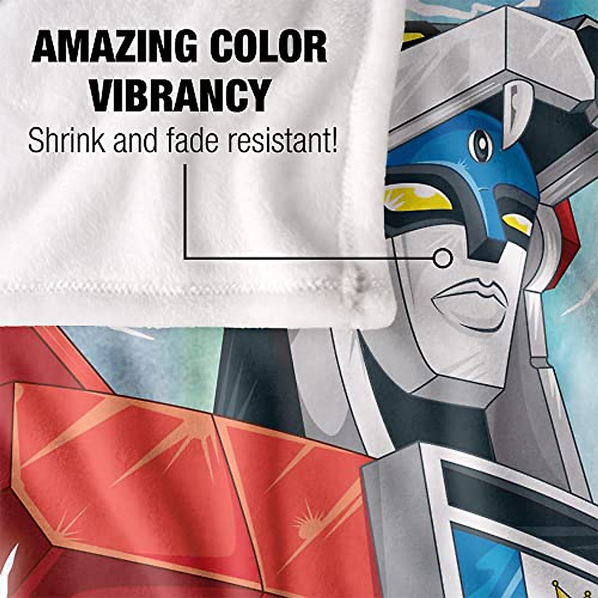 Voltron Lightning Combine Officially Licensed Silky Touch Super Soft Throw Blanket 50" x 60"