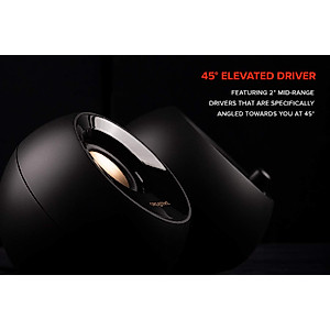 Creative Pebble Plus 2.1 USB-Powered Desktop Speakers with Down-Firing Subwoofer and Far-Field Drivers, Up to 8W RMS Total Power for PCs and Laptops (Black) (Renewed)